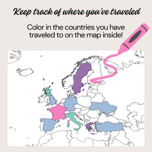 Road Trip Planner Printable Pdf Canva Template Planner Digital ...