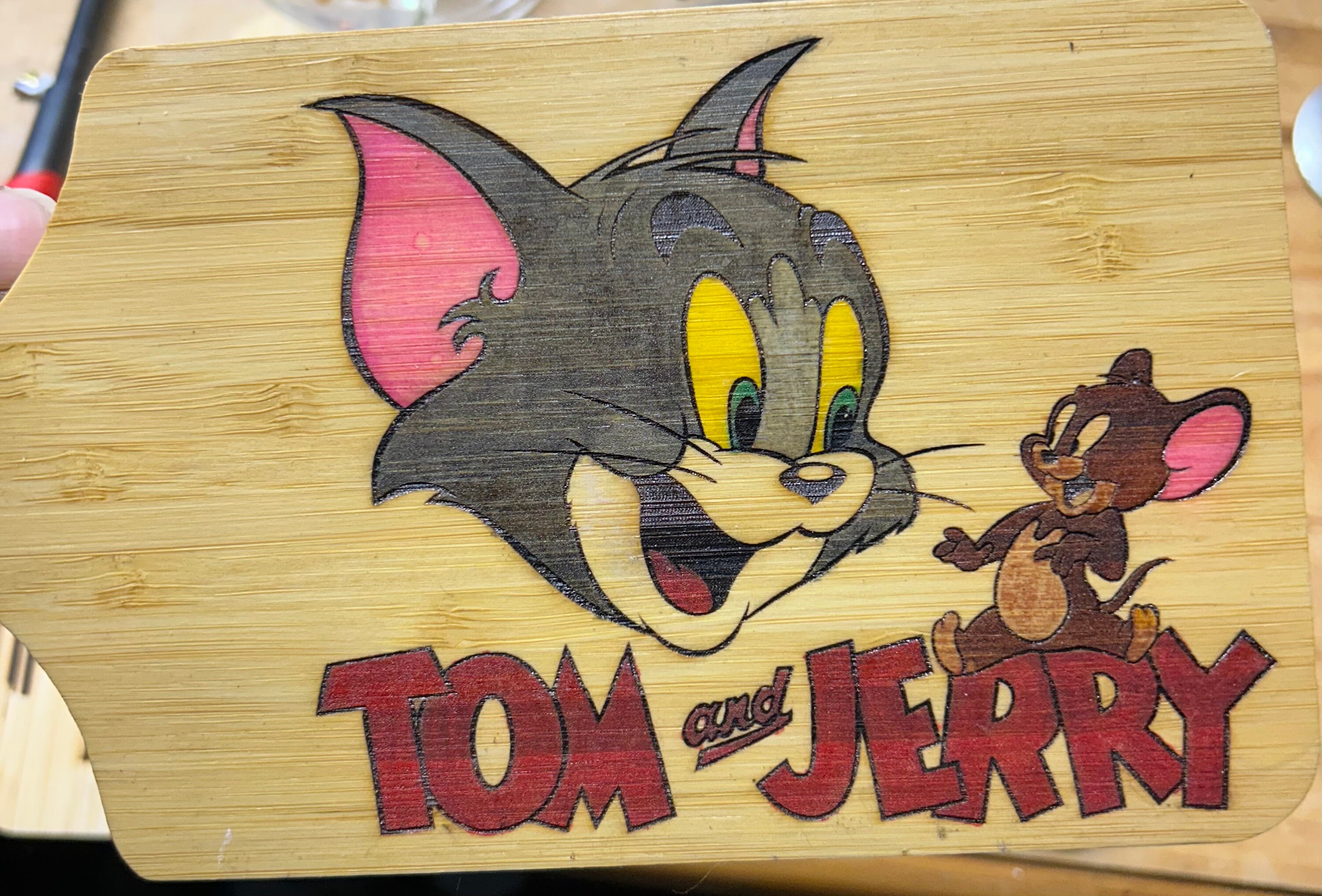 Customize Tom and Jerry Cutting Board - Etsy