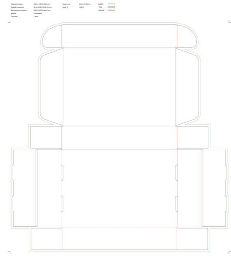 Gift, Foldable Box Template, Printable, Svg, Pdf, Png, Jpg - Etsy