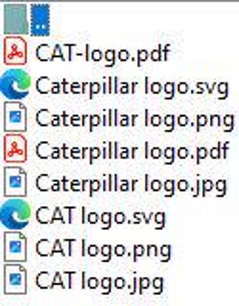 Caterpillar Logo, Vector Logos - High-quality Digital Files (svg, Jpg ...