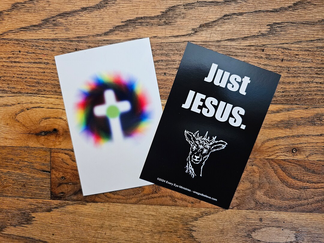 Just JESUS. A Jesus Tract. 15 Tracts Bonus Stickers - Etsy