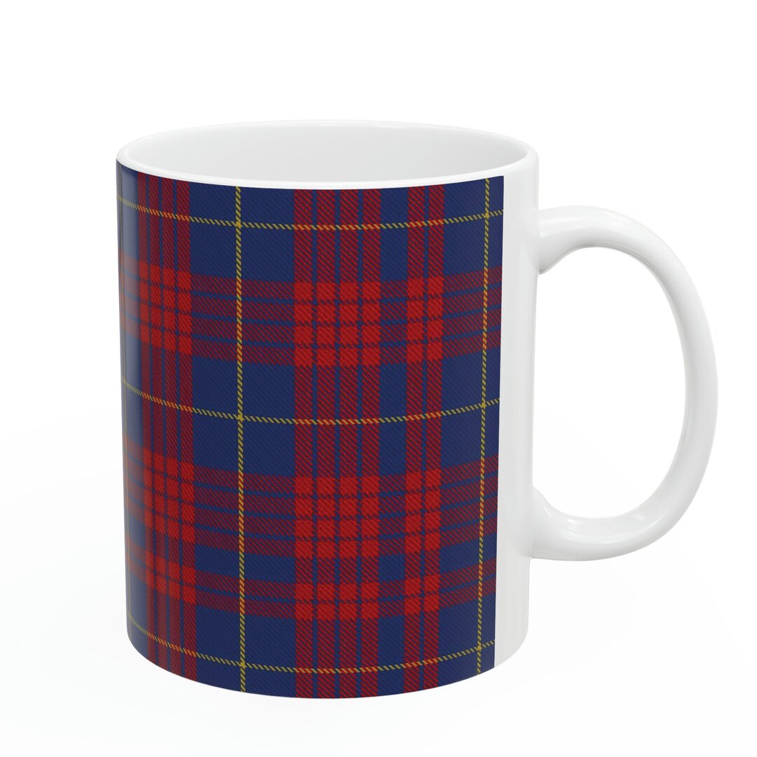 Macqueen Variant. the Elegant and Colourful Tartan on This Mug is Taken ...