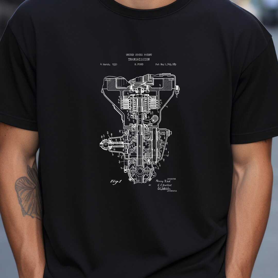 Henry Ford Engine Transmission Design Patent From the US Patent Office ...