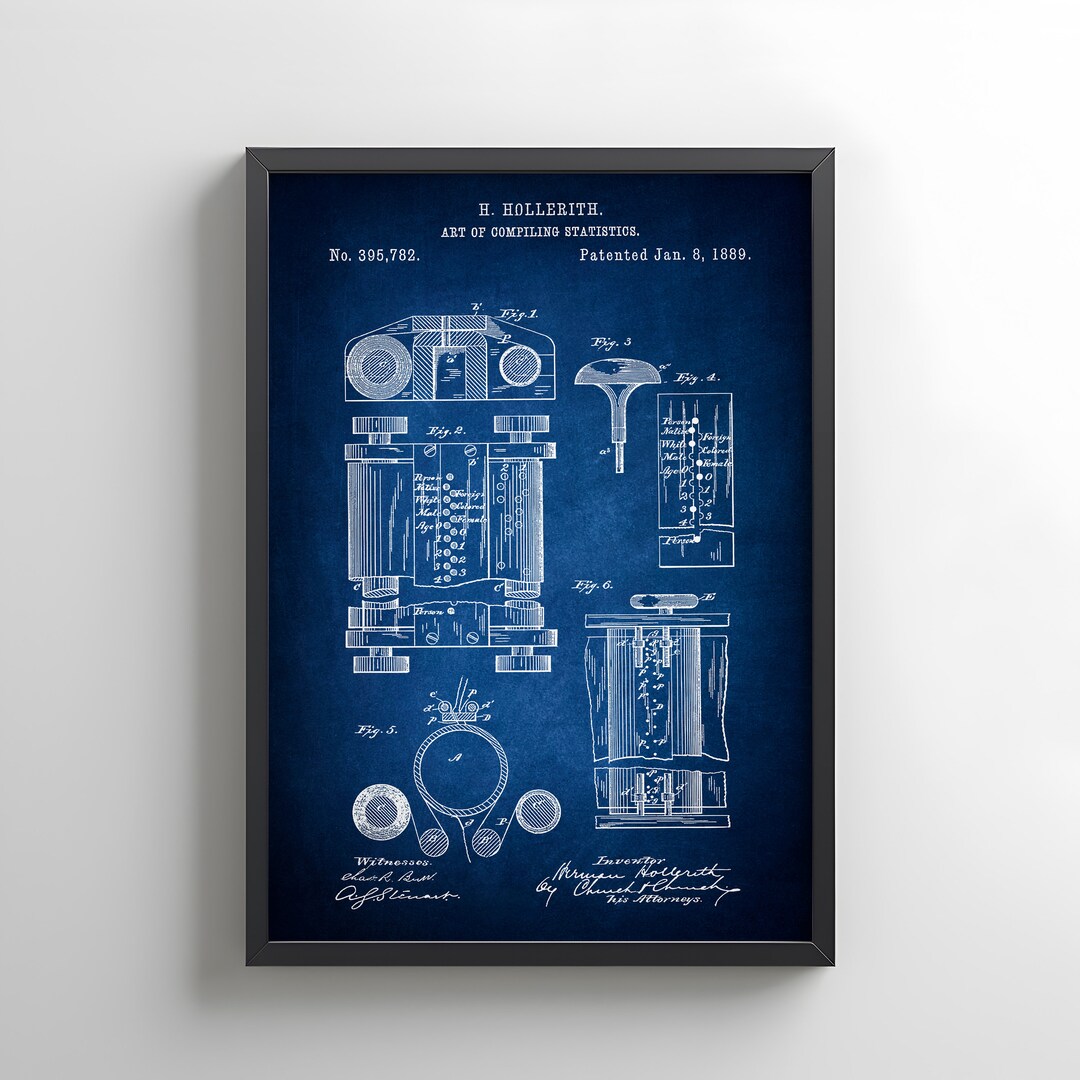 FREE US Postage. Original Computer by Hollerith From 1889 From the US ...