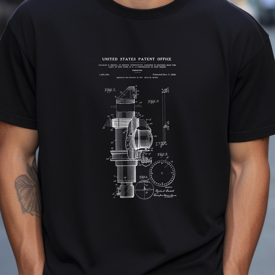 Design of a Periscope by Bedell From 1920 From the US Patent Office ...