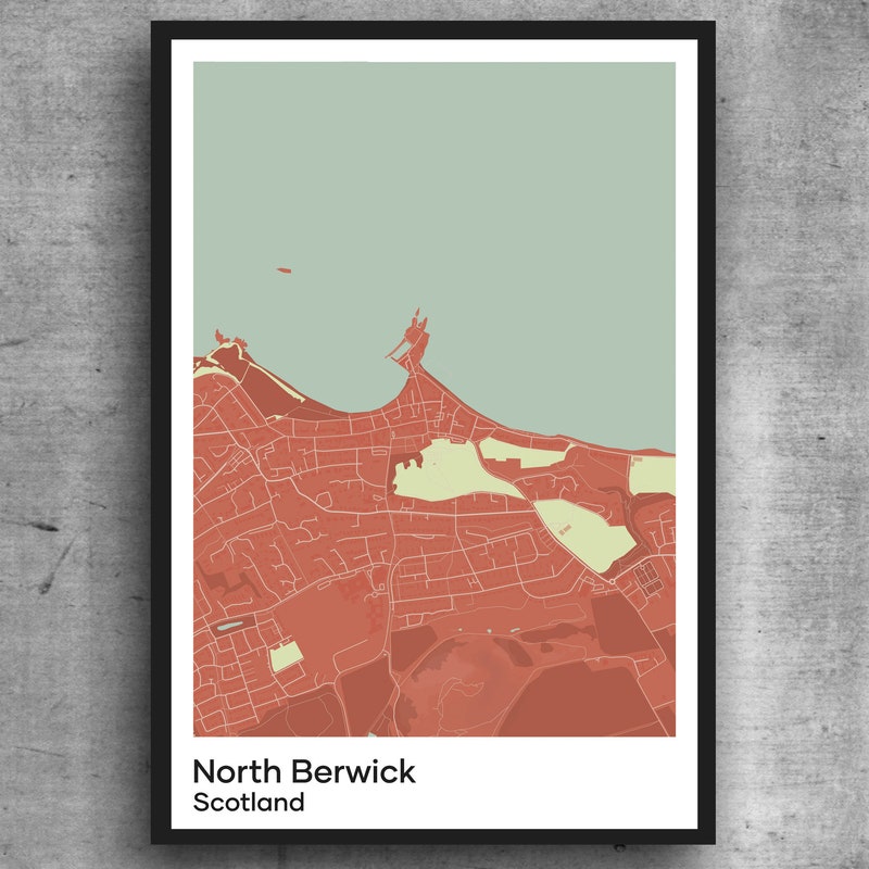 North Berwick Poster - Etsy UK