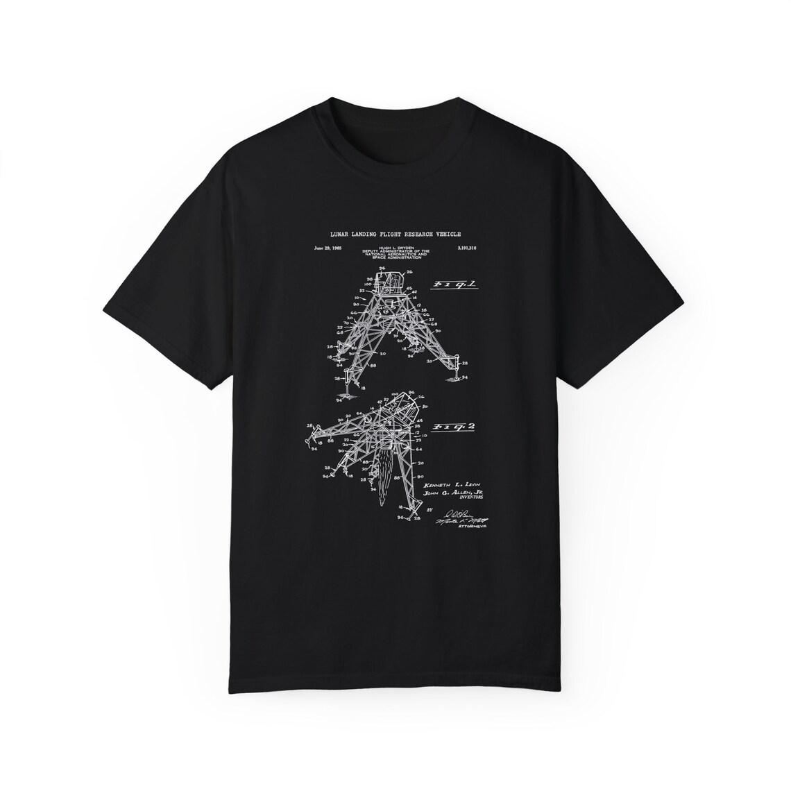 Design of NASA Lunar Lander Prototype Spacecraft From the US Patent ...