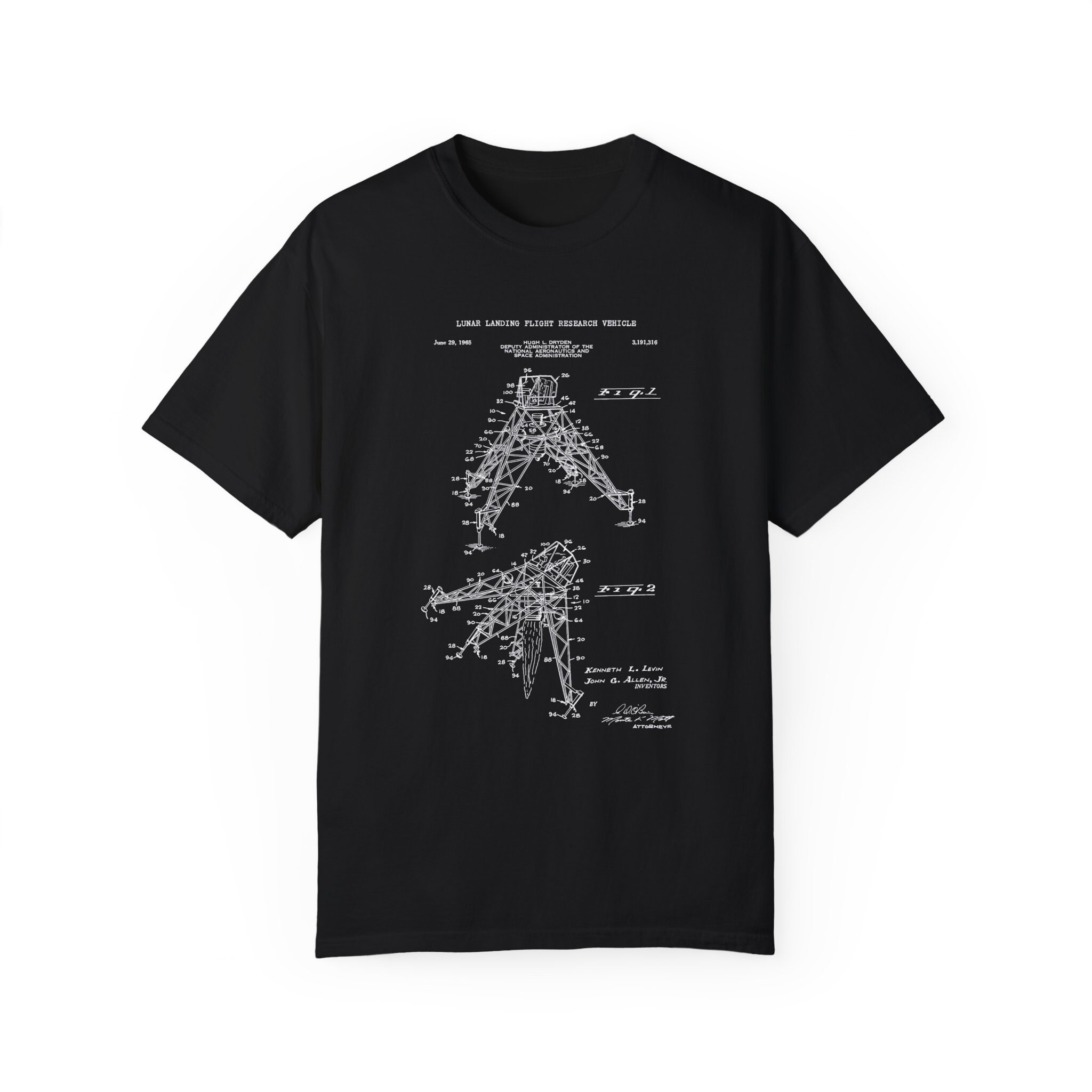 Design of NASA Lunar Lander Prototype Spacecraft From the US Patent ...