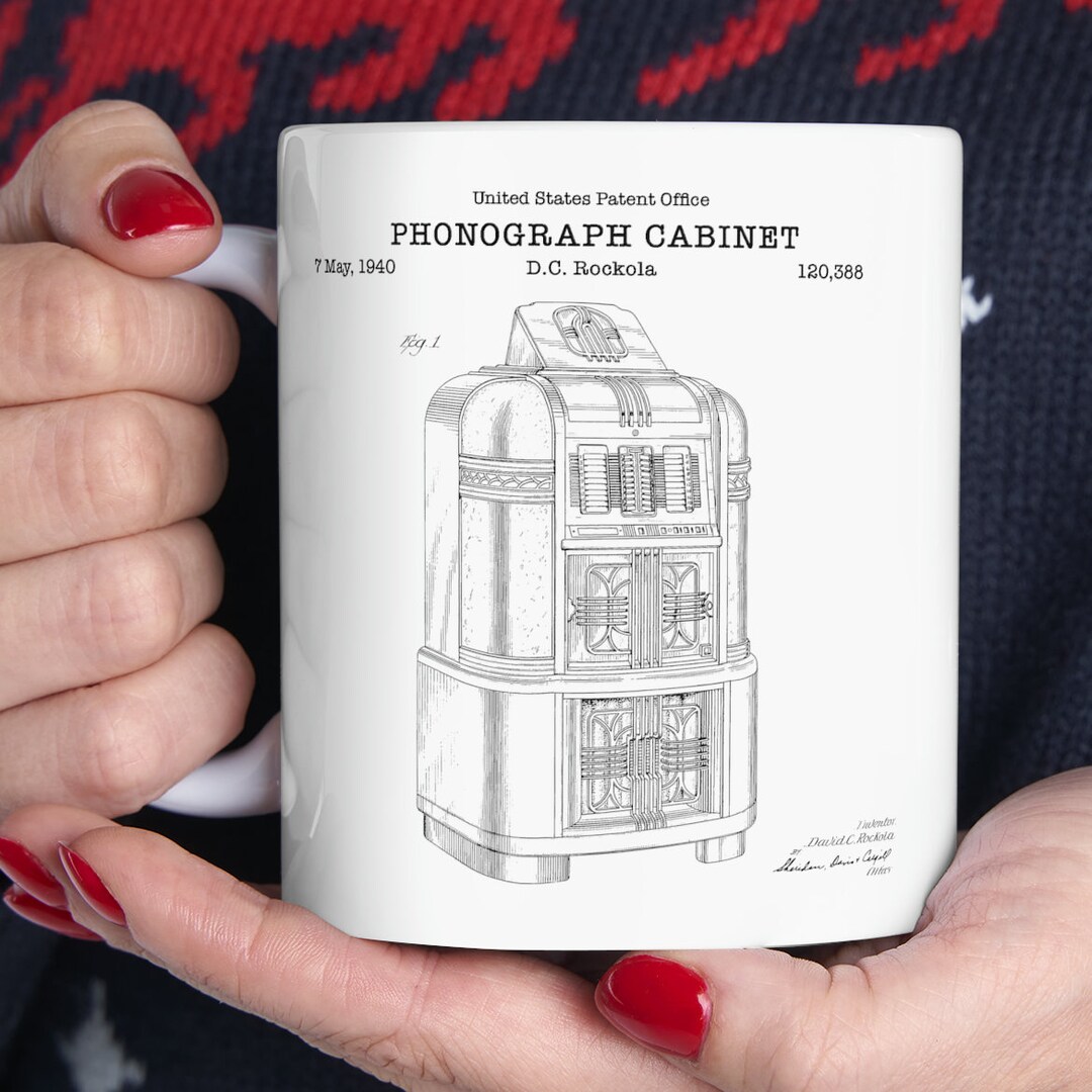 FREE US Post. Jukebox Patent From 1940 From the US Patent Office. Mug ...