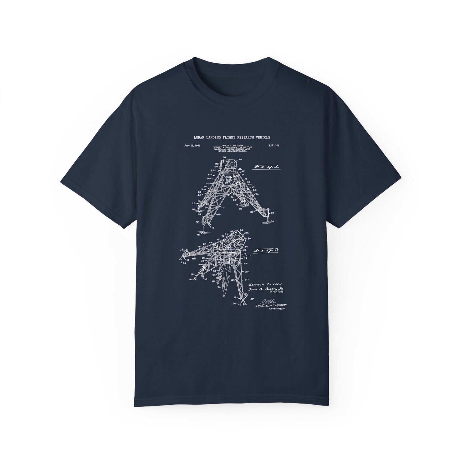 Design of NASA Lunar Lander Prototype Spacecraft From the US Patent ...