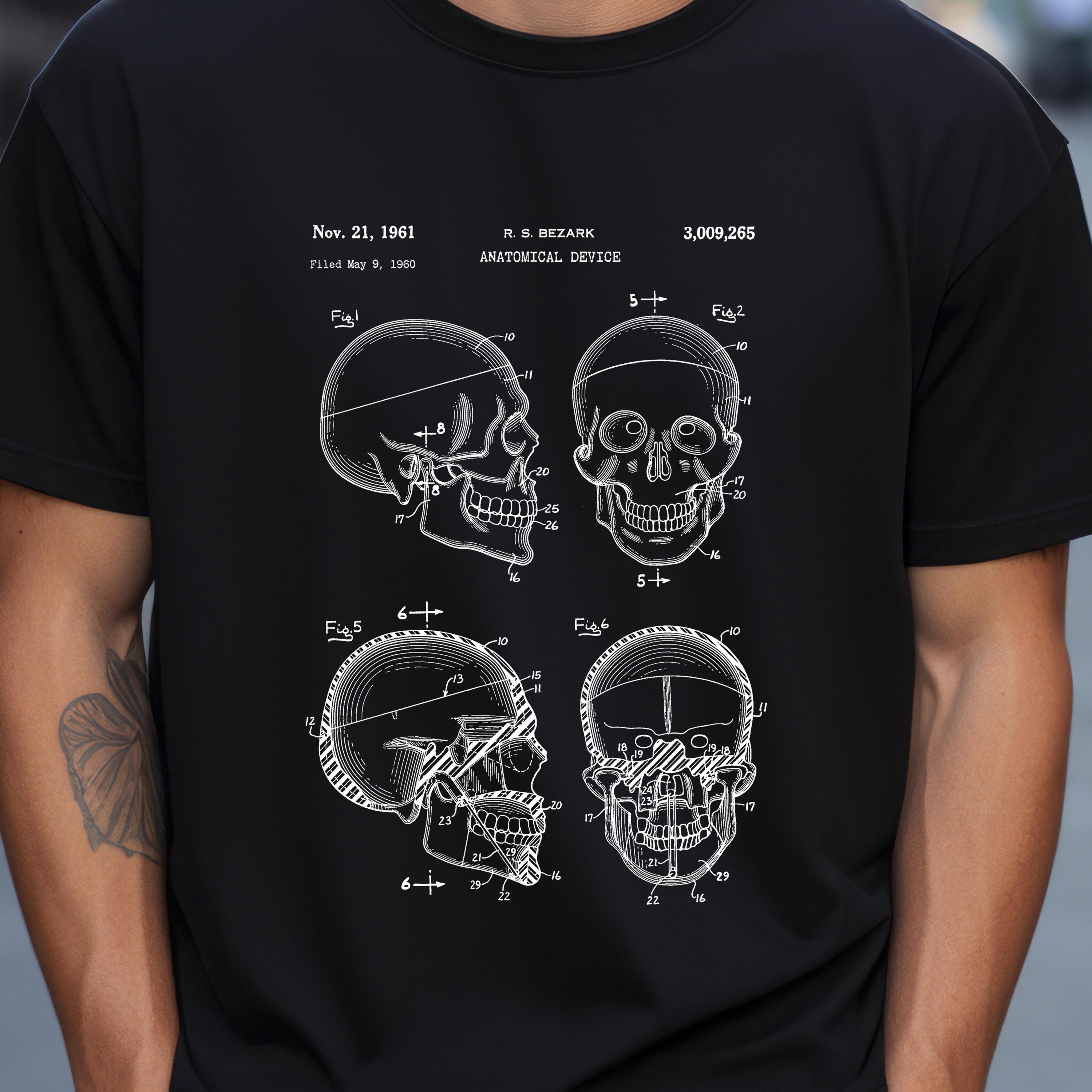Anatomical Device Design From US Patent Office. T-shirt Gift Human ...