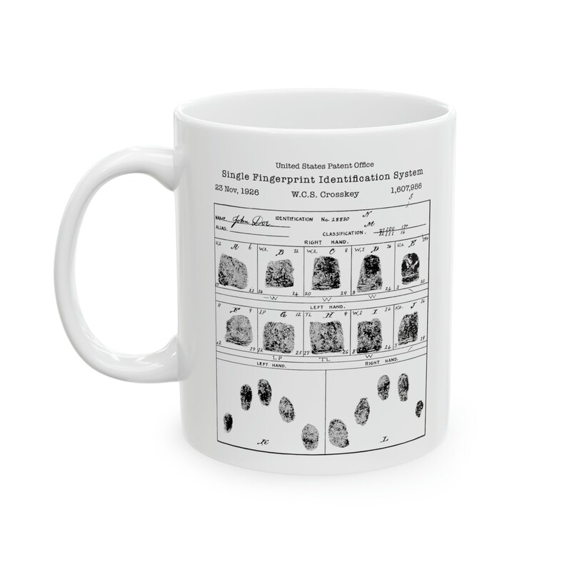 Fingerprint Identification System Invention From the US Patent Office ...