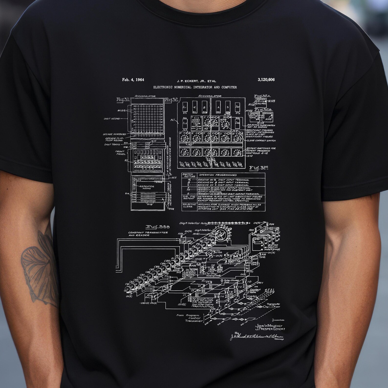 ENIAC First Programmable Computer From 1964 From US Patent Office. T ...