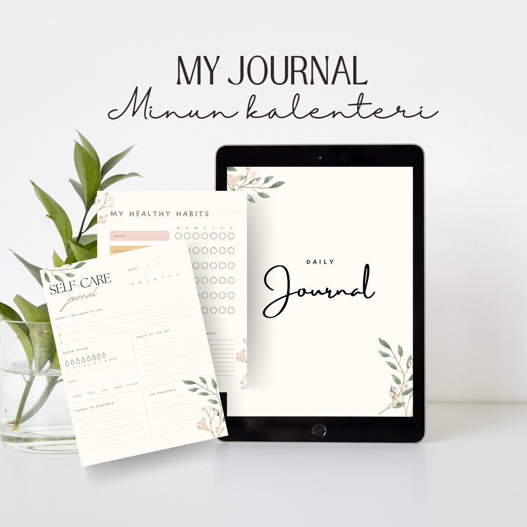 Mindful Moments Printable Self-care Journal Mindfulness Workbook Goal ...