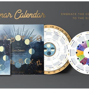 Luna Wheel -sidereal Gardening Calendar 2025 - Etsy
