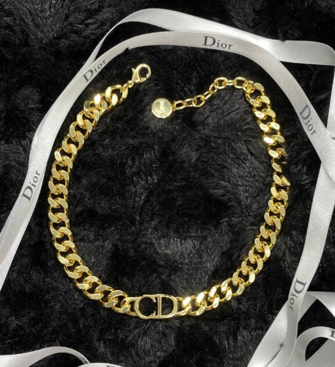 Vintage Christian Dior Choker OG Necklace - Etsy