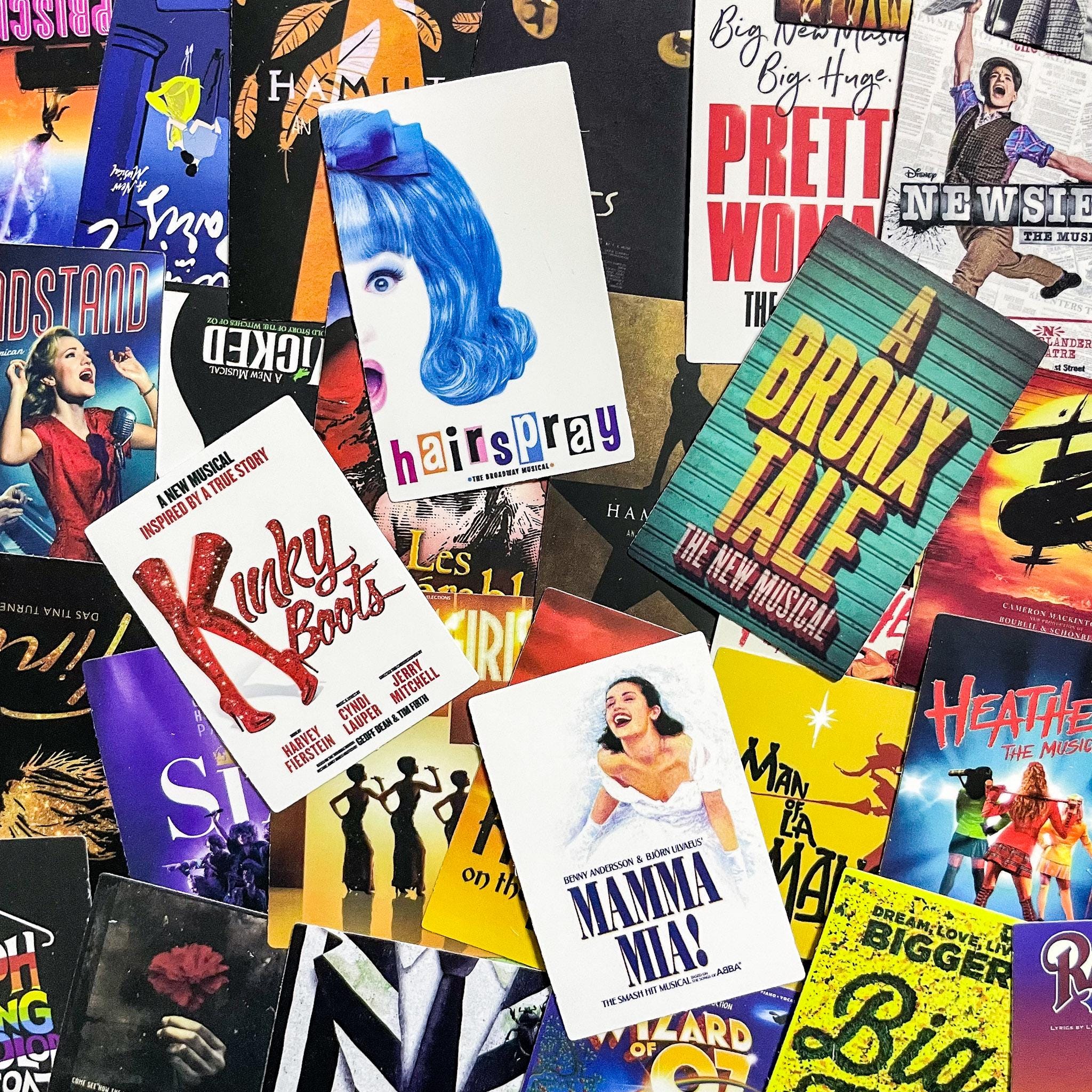 100pcs Brooaway Stickers, Musical Theater Stickers, Stage Performance ...