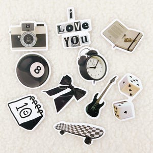 50pcs Dark Aesthetic Stickers, Vintage Vinyl Stickers, Punk Stickers ...