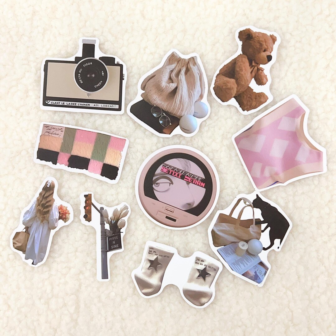 50pcs Cottagecore Stickers, Warm Aesthetic Stickers, Soft Pastel ...