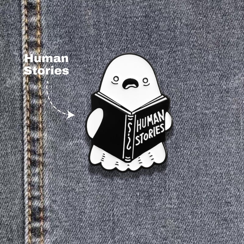 Funny Spooky Pin Badge - Etsy