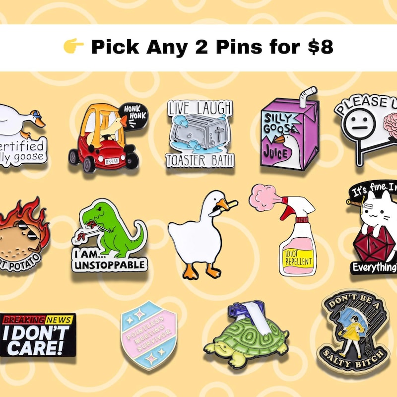 Funny Pin - Etsy