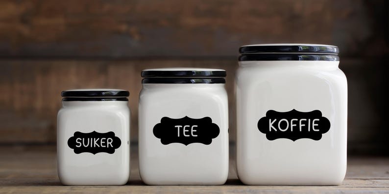 Afrikaans Kitchen Labels...svg| Cut Files | Instant Digital Download ...