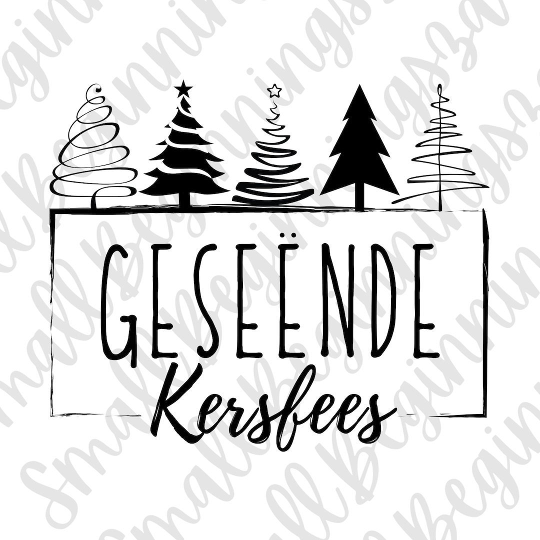 Geseende Kersfees..svg| Cut Files | Instant Digital Download ...