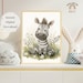 Wall Art Set of 3 Posters Safari Animals Adventure Kids Room Decoration ...