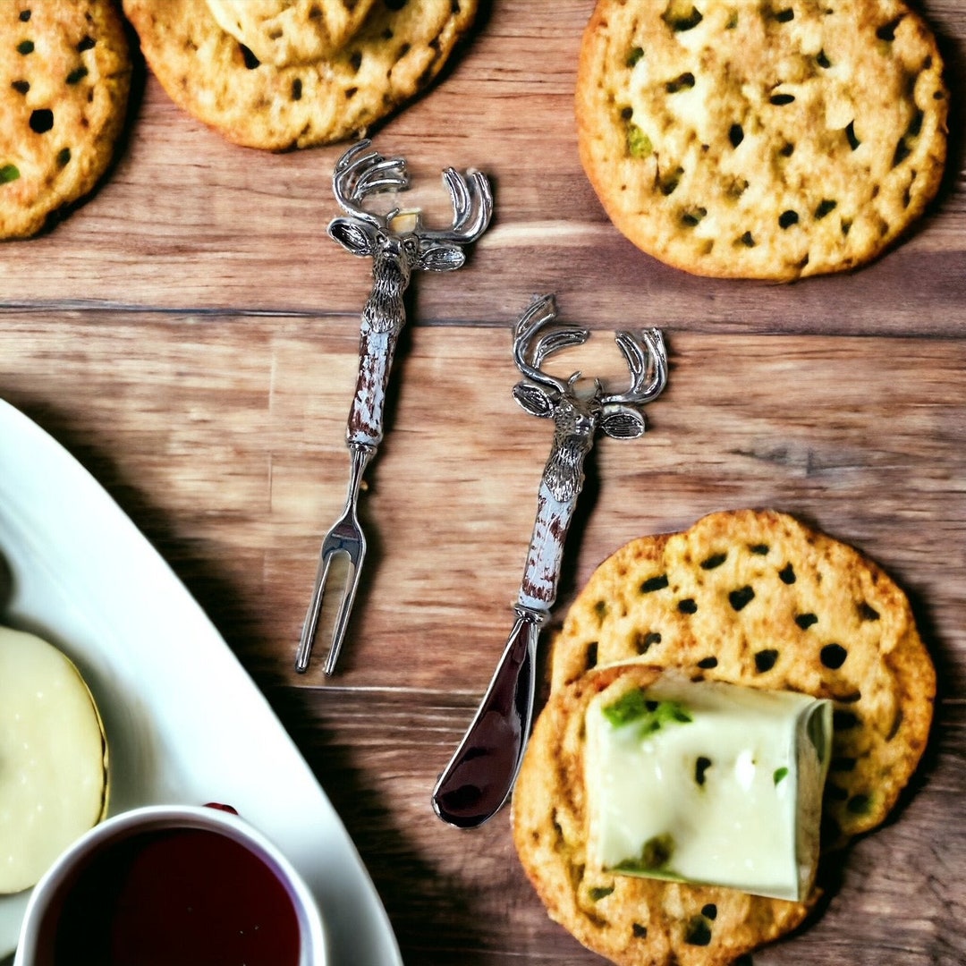 Stag Cheese and Pate Set - Etsy