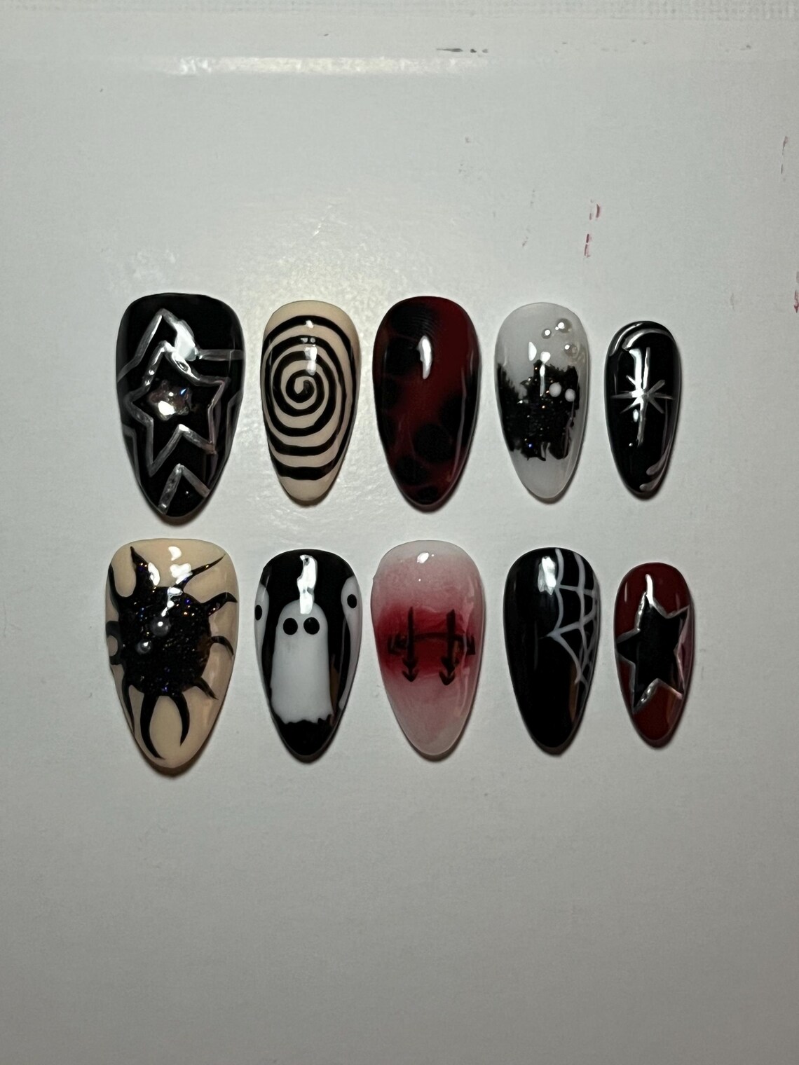 Jujutsu Kaisen Choso Kamo Inspired Nails - Etsy