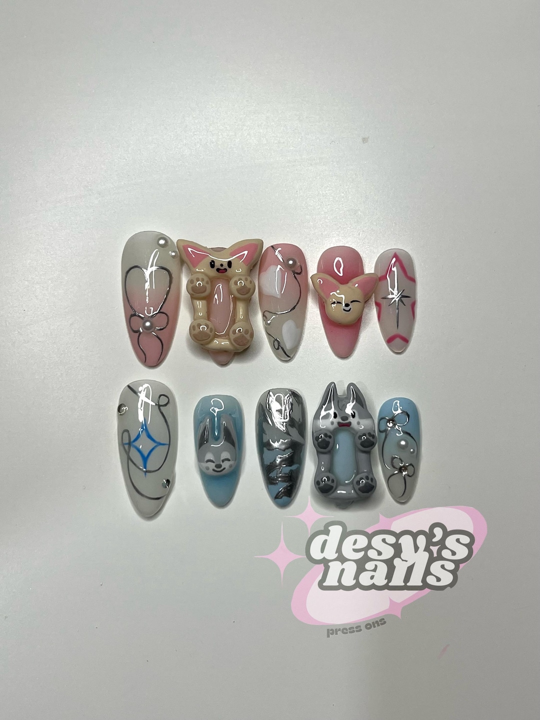 Skzoo Nail Set - Etsy
