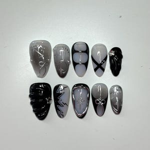 Bakugo Katsuki Nails - Etsy