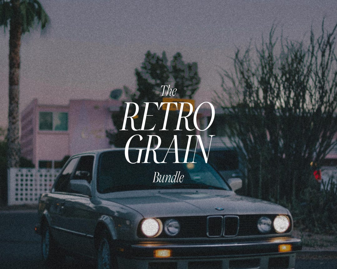 Retro Grain Lightroom Presets | Vintage Photo Video Filters - Etsy