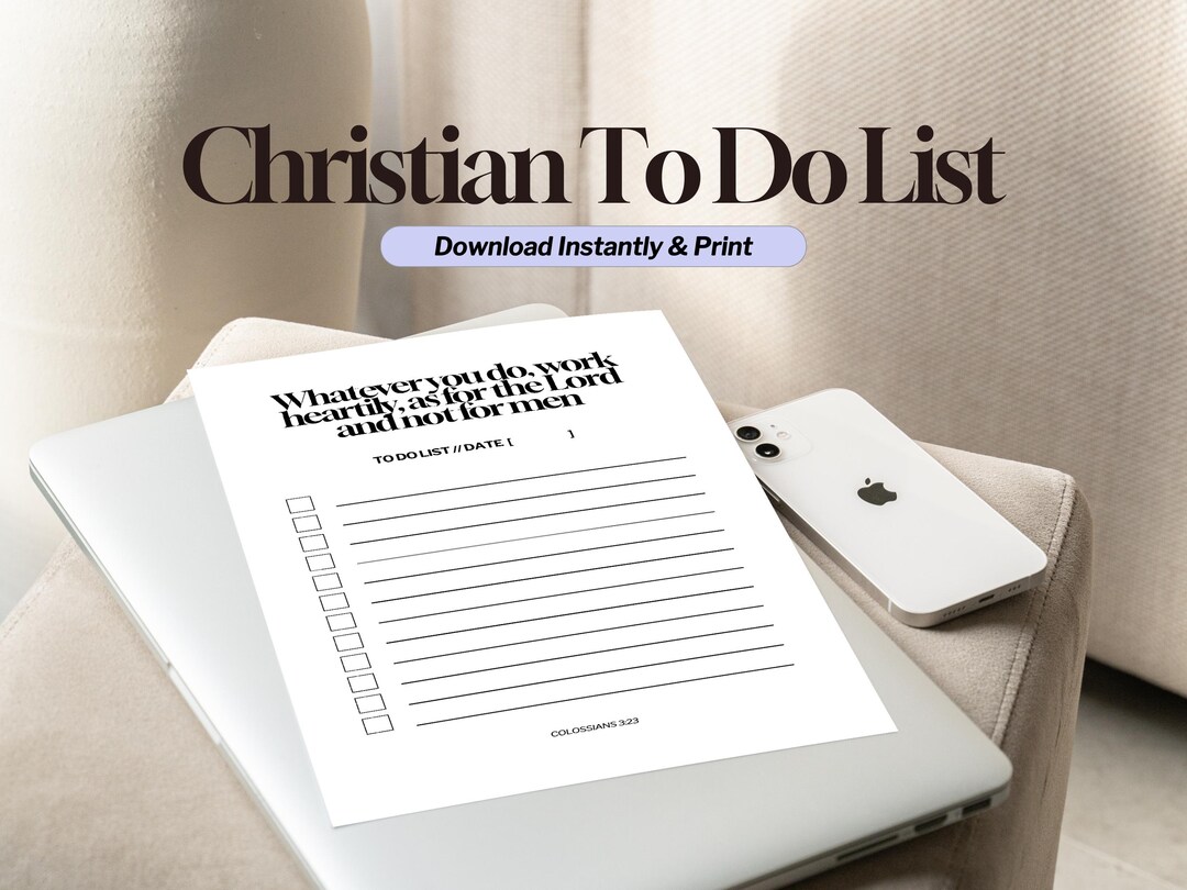 Christian Planner Printable Christian Daily Planner With Scriptures ...