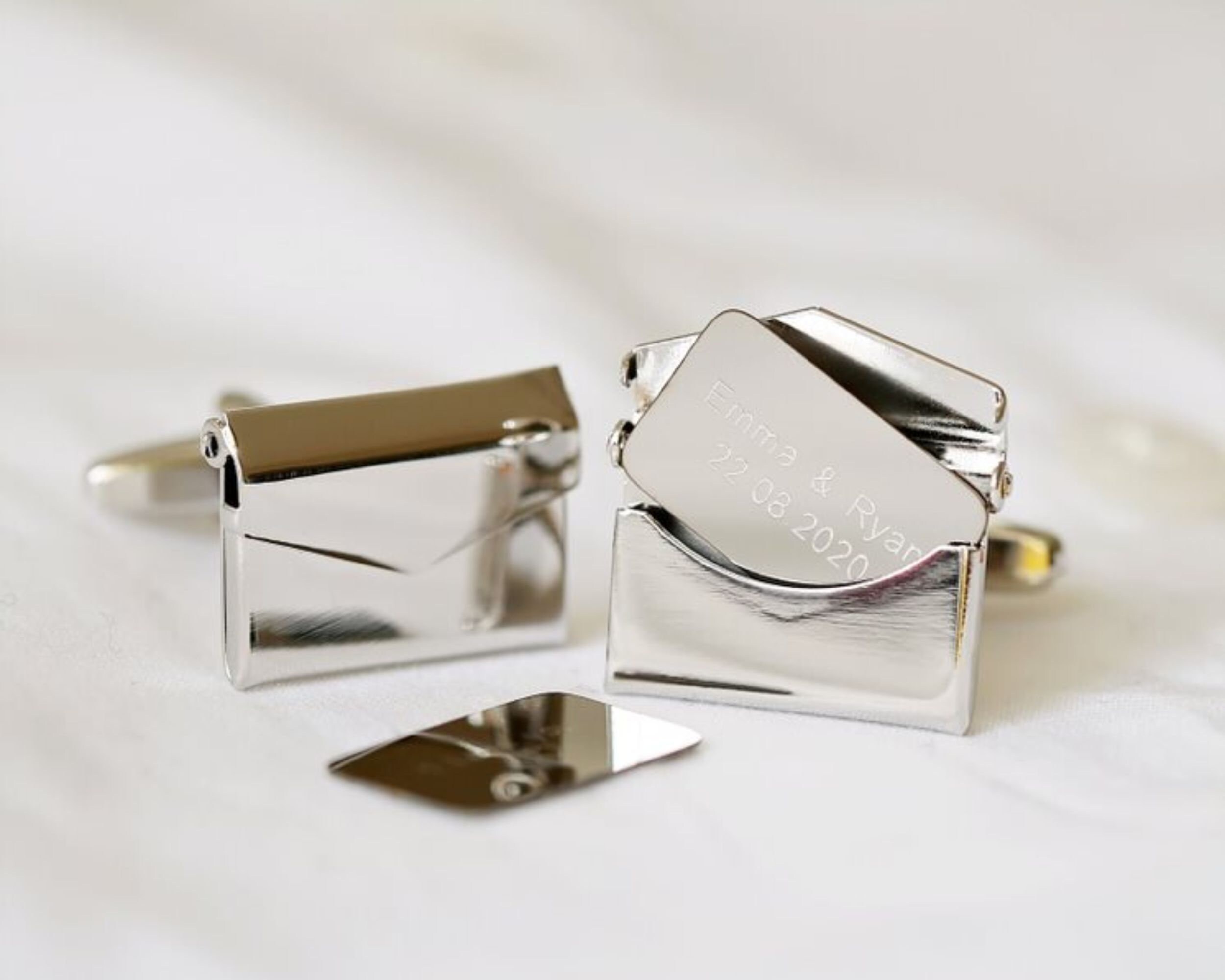 Envelope Personalized Engraved Custom Cufflinks, Engraved Cufflinks ...