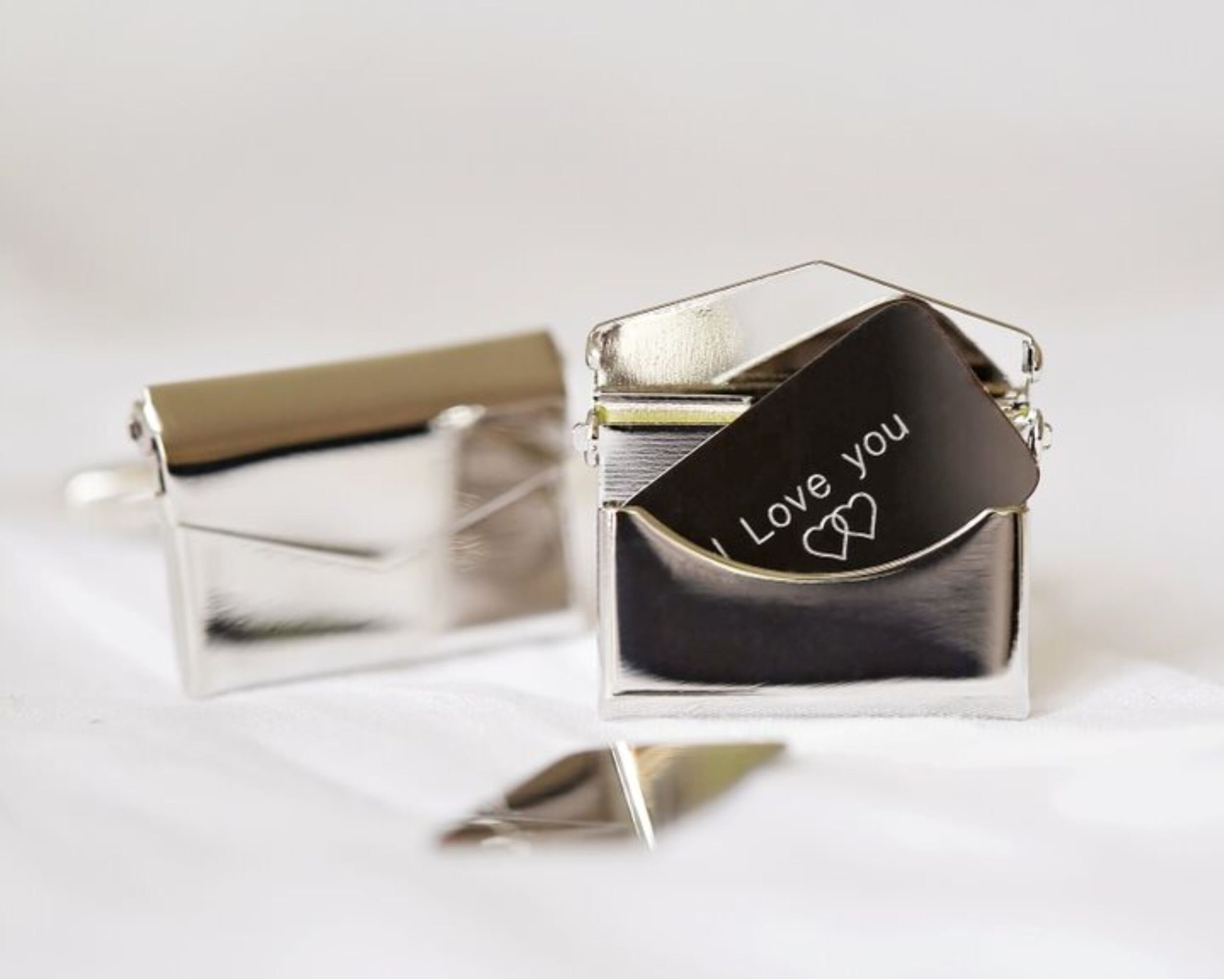 Envelope Personalized Engraved Custom Cufflinks, Engraved Cufflinks ...