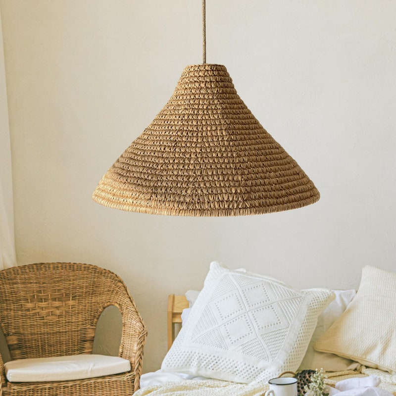 Straw Lampshade - Etsy