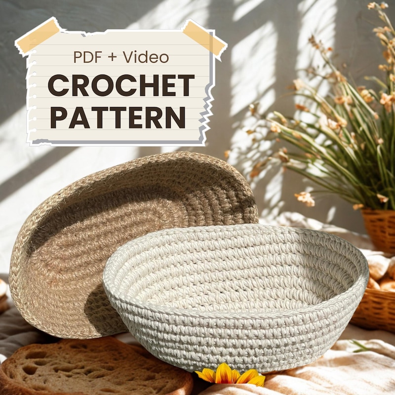Rope Basket Pattern - Etsy