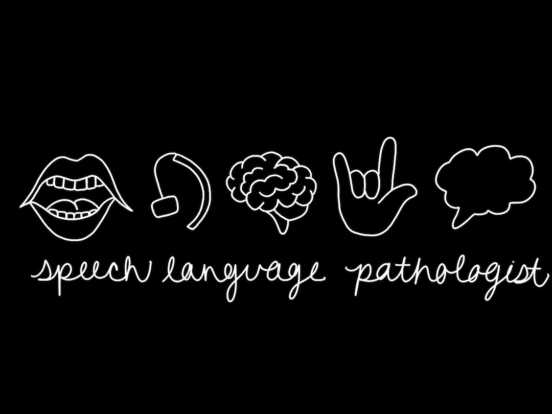 Speech Language Pathologist Doodles - Etsy