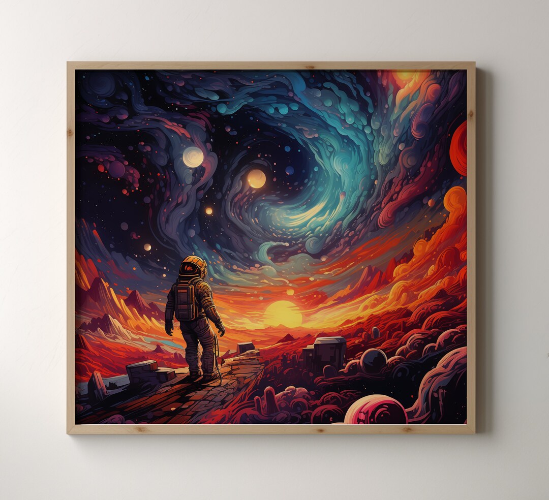 Printable Cosmic Explorer Digital Art Download, Printable Cosmos Art ...