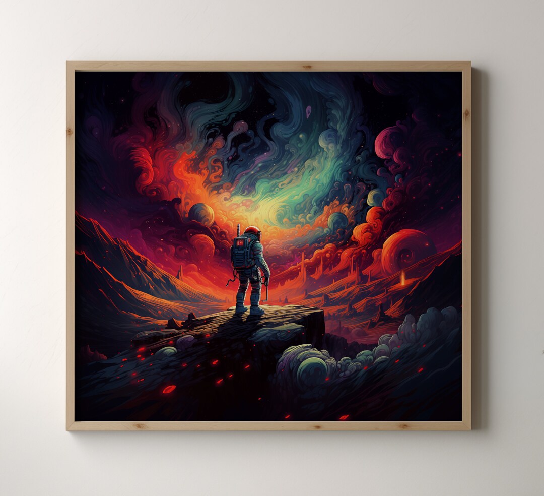 Printable Cosmic Journey Digital Art Download, Printable Cosmos Art ...