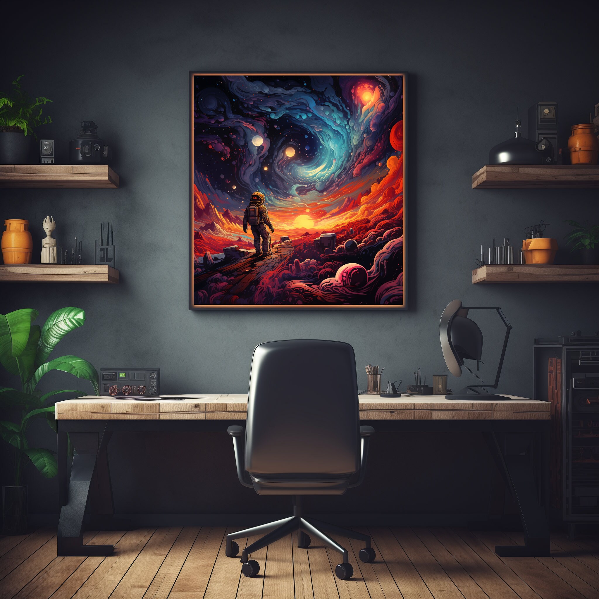 Printable Cosmic Explorer Digital Art Download, Printable Cosmos Art ...