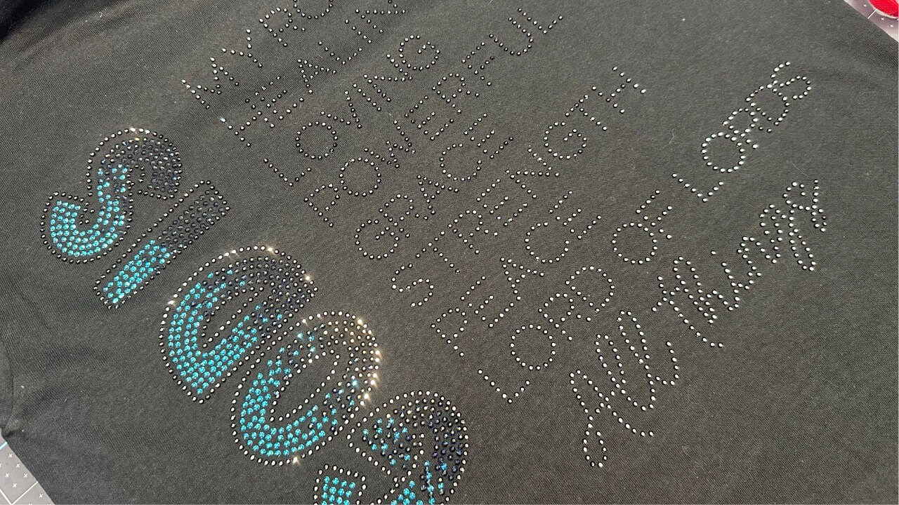 SS10 GOD IS RHINESTONE Ombre & Reg Effects Template - Etsy