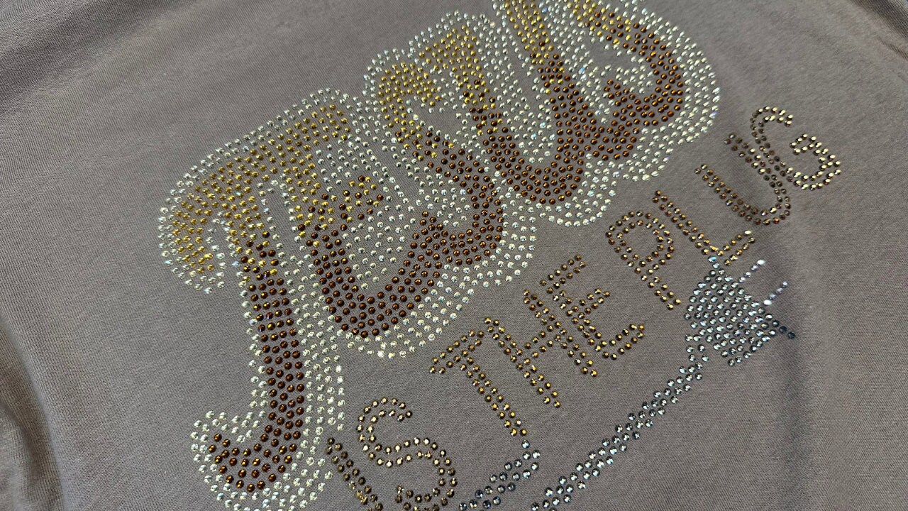 Jesus is the Plug Rhinestone Template - Etsy
