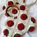Red Rose Handbag, Granny Square Bag,knitted Bag, Handmade Bag Gifts ...