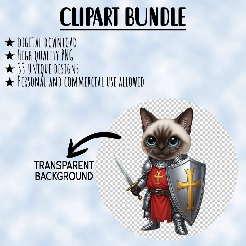 RPG Cats Bundle - TTRPG Classes PNG Clipart - Cat Heroes Stickers ...