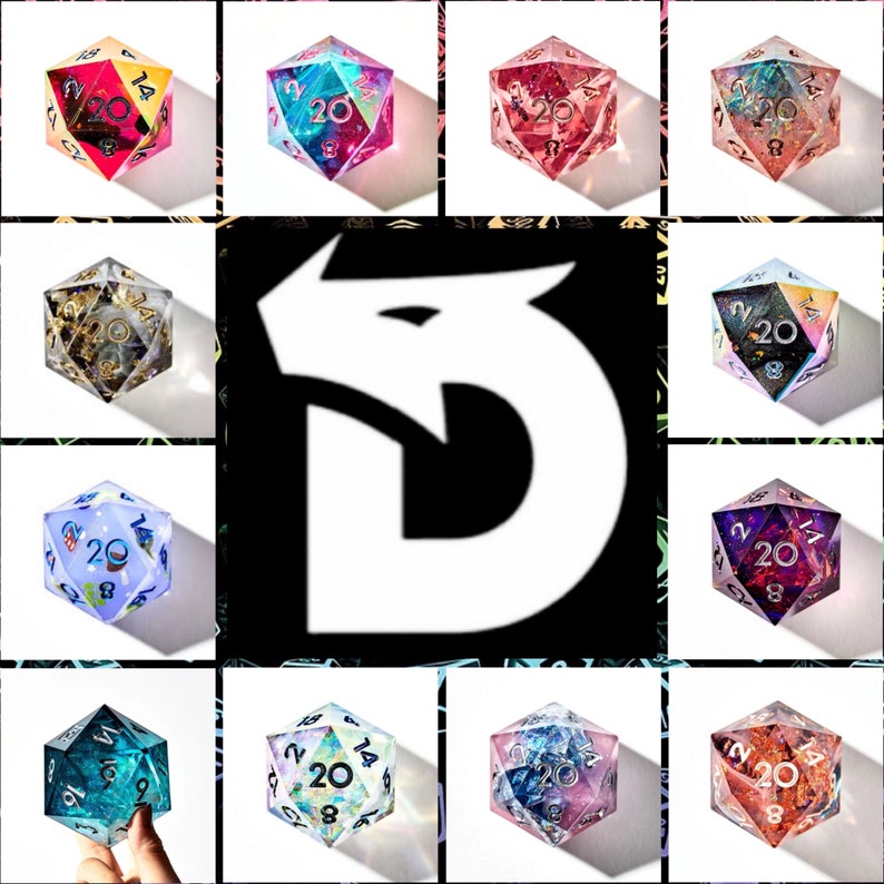 80mm Single D20 Custom Dice by DND Gamer - Etsy