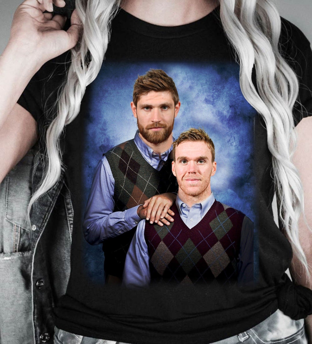 Connor Mcdavid Leon Draisaitl Edmonton Oilers Funny Shirt Christmas ...