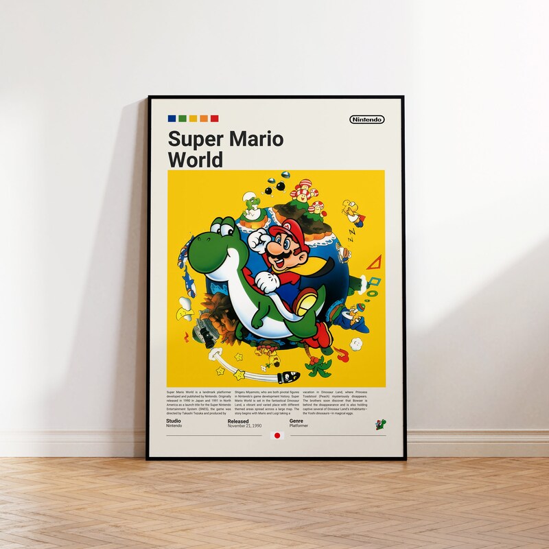 Super Mario Print - Etsy