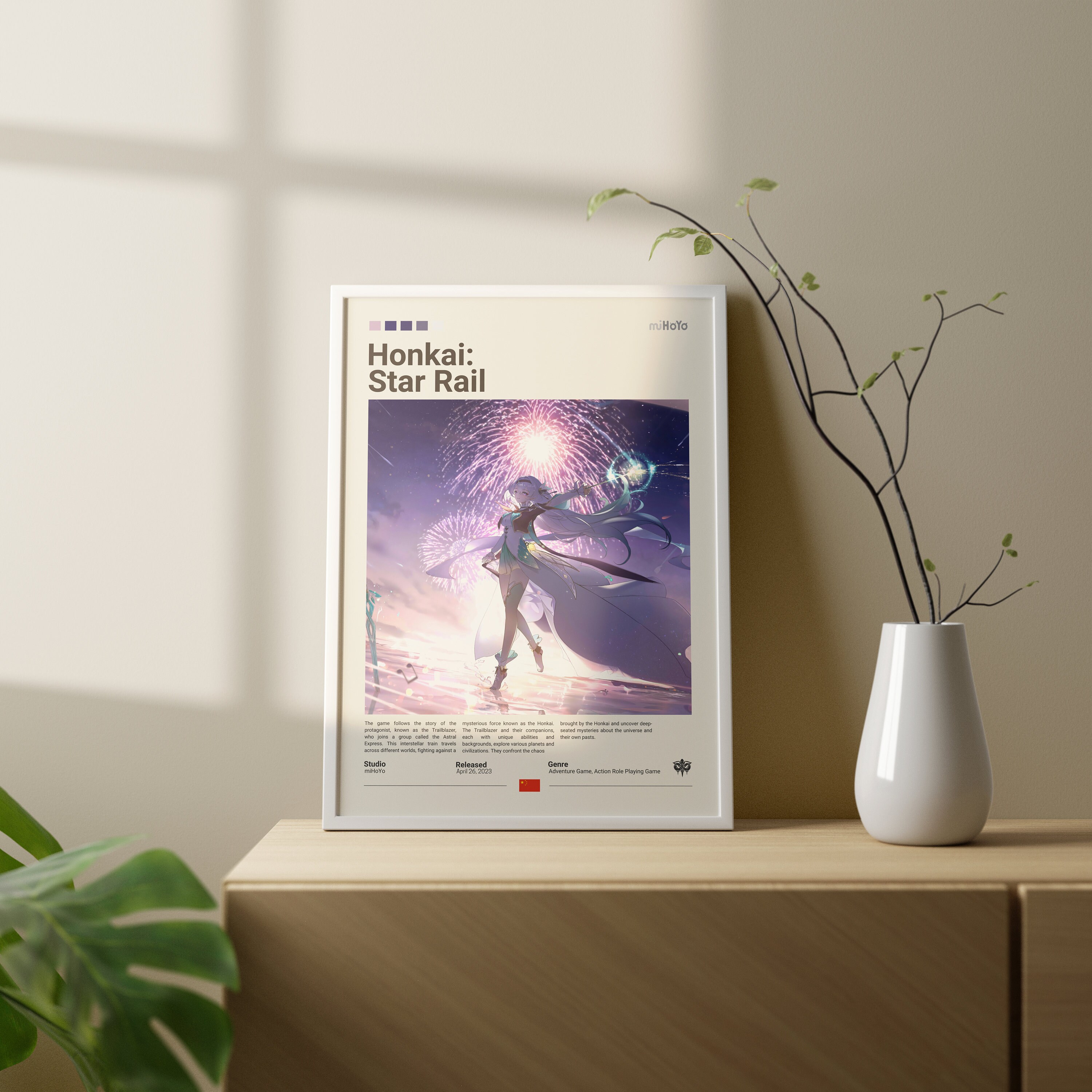 Honkai Star Rail Poster, Honkai Star Rail Gift, Video Game Poster ...